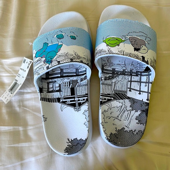 adidas | Shoes | New Adidas Disney Pixar Adilette Lite Slides Monsters ...